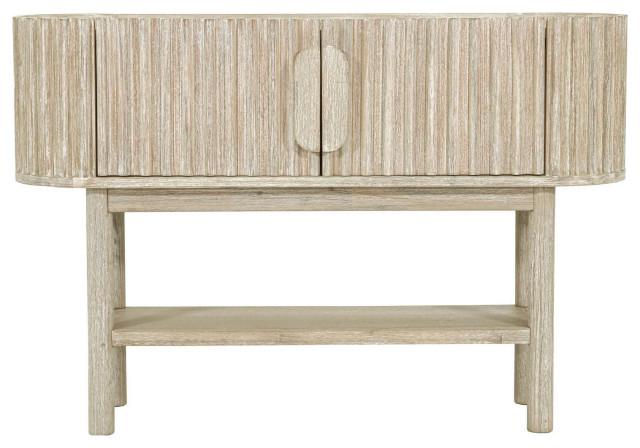 Oasis 74" Console Table, Beige - Farmhouse - Console Tables - by LH ...