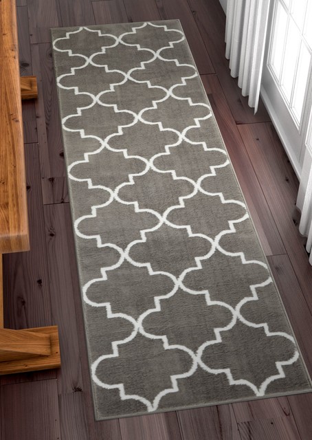 Well Woven Dulcet Elle's Lattice Modern Geometric Trellis Gray Area Rug ...
