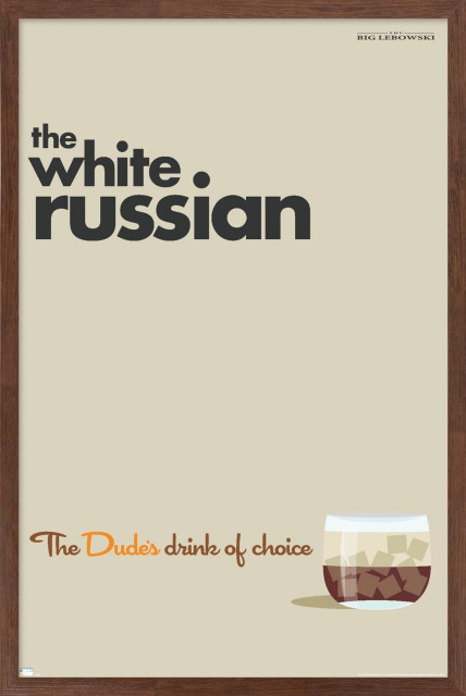 The Big Lebowski The White Russian 22375 X 34 Contemporary Prints And Posters By