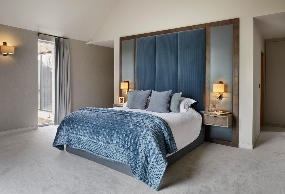 Cobham, Surrey: New Build - Scandinavian - Bedroom - Surrey - by Amy ...