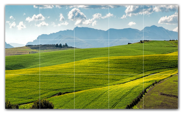 Farm Ceramic Tile Wall Mural HZ500591, 21.25" Wide x 12.75" High ...