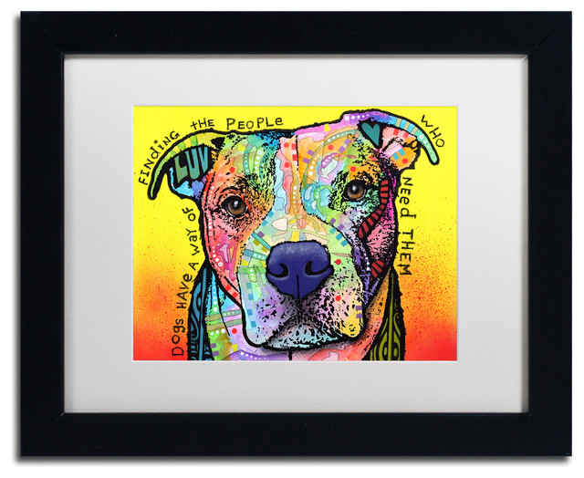 Dean Russo 'Dogs Have A Way' Art, 14"x11" - Contemporary - Prints And ...
