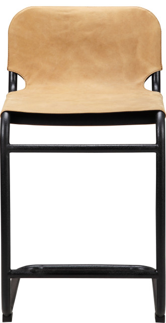 Baker Counter Stool Tan (Set of 2) - Industrial - Bar Stools And ...