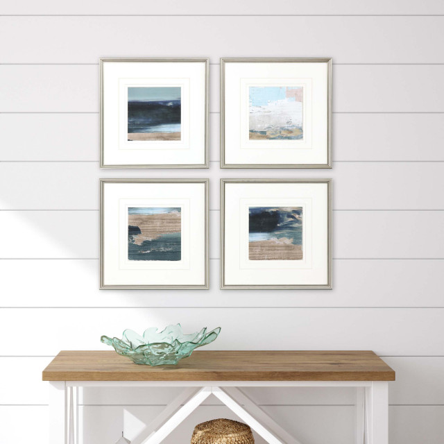 Rustic Mosaic Art, 4-Piece Set - Contemporary - Prints And Posters - by ...
