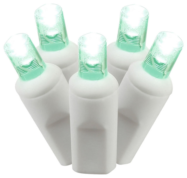 Green Commercial Grade LED Wide Angle Mini Lights 6" Spacing ...