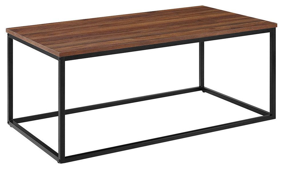 Cuboid Coffee Table - Industrial - Coffee Tables - by Walker Edison ...