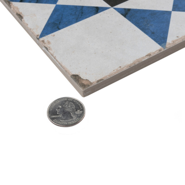 Renaissance Deco Cross Porcelain Floor and Wall Tile Sample - Farmhouse ...
