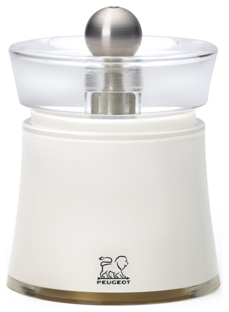 Peugeot Bali White 3 Inch Salt Mill - Contemporary - Salt And Pepper ...