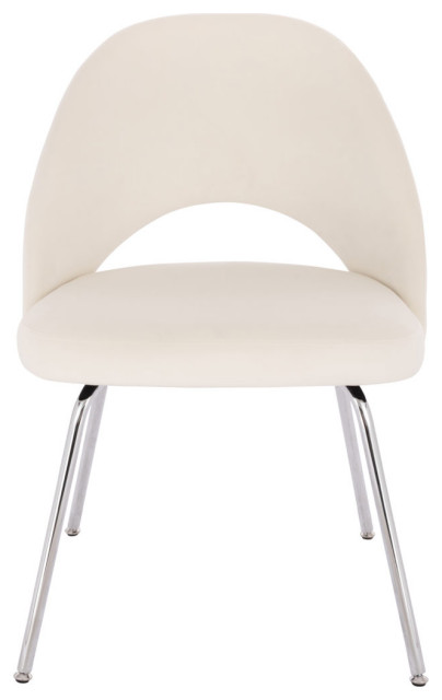 Sand Velvet Chair - Midcentury - Dining Chairs - by HomeCraftDecor | Houzz