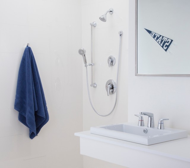 Moen Commercial Chrome Posi-Temp(R Transfer All-Metal Trim Kits T9342EP15 - Contemporary ...