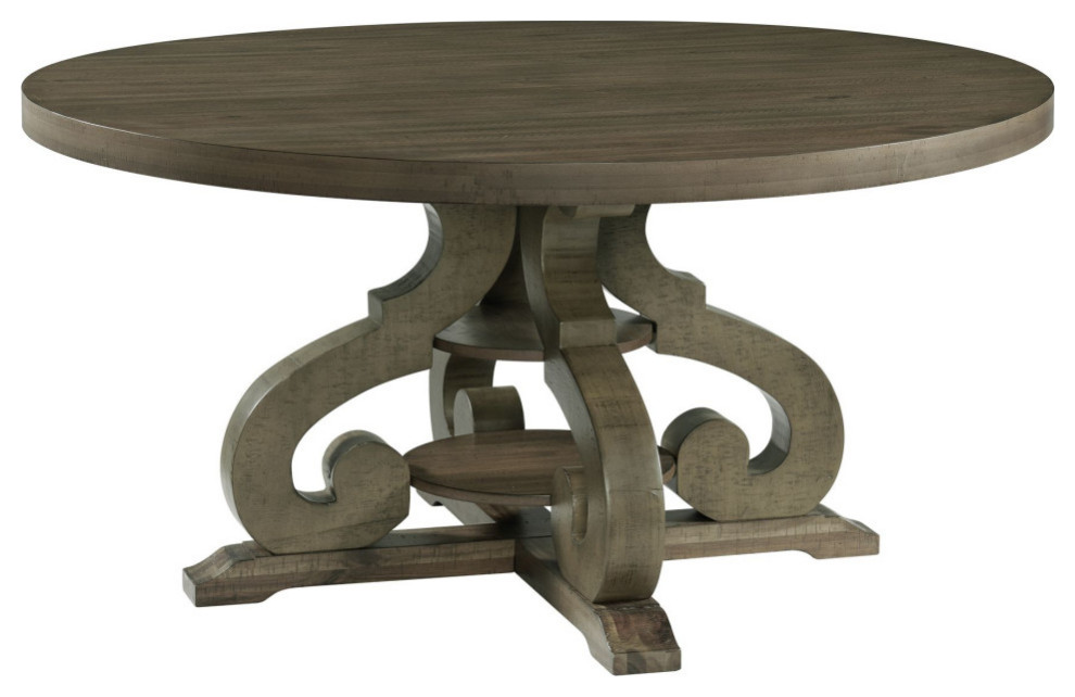 Stone Round Dining Table - French Country - Dining Tables - by Picket ...