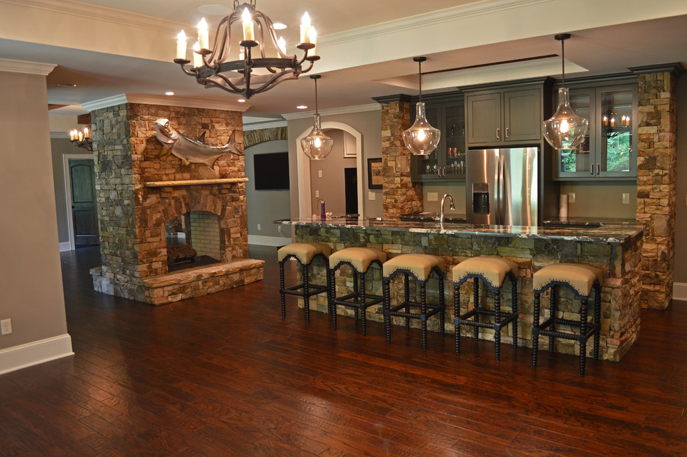 Milton Basement - Traditional - Basement - Atlanta - by Keystone ...