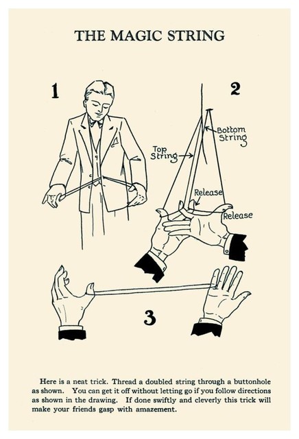 "The Magic String" Digital Paper Print by Retromagic, 17"x24", 29"x42 ...