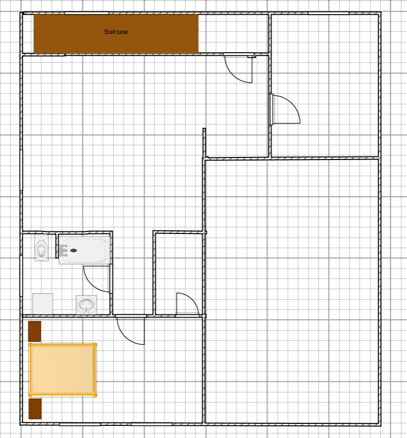 Designing layout for 16x16 kitchen living room