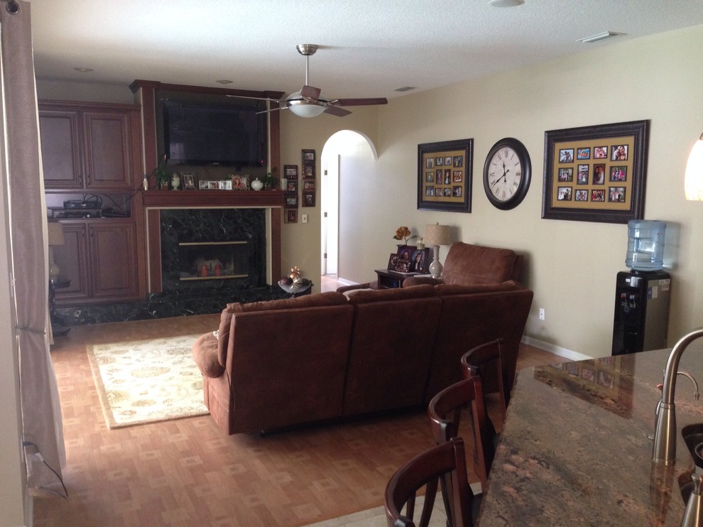 My living room is way too brown!!