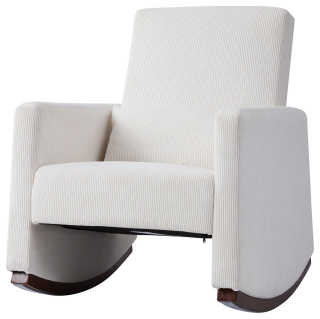 Solid Wood Rocker Chair - Modern - Armchairs And Accent Chairs - by ...