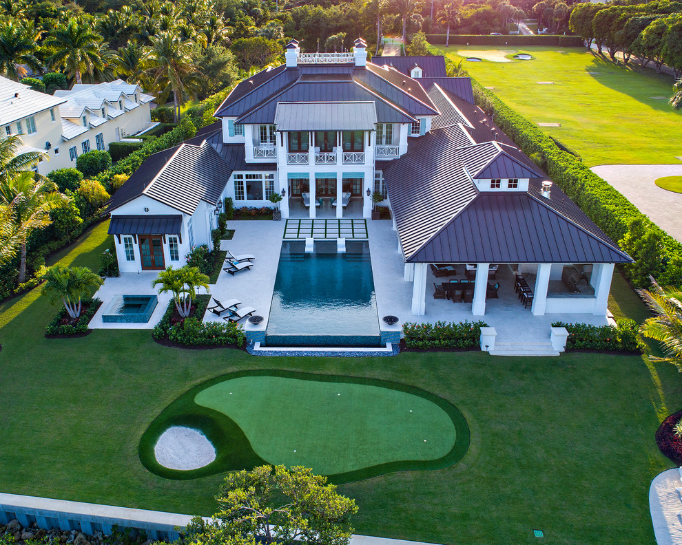 Anglo-Caribbean Estate Home - Miami - by Village Architects AIA, Inc ...