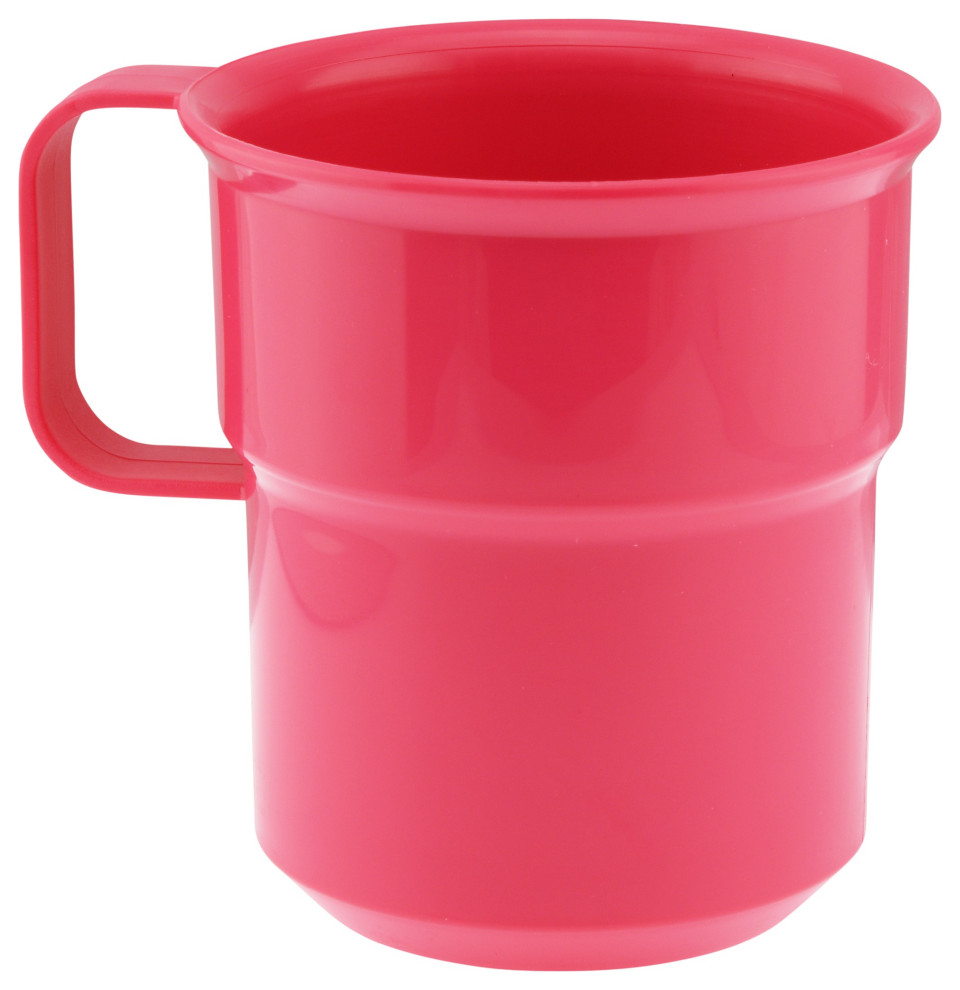 Break-Resistant Plastic Cup Mugs, 8Oz - Traditional - Outdoor Drinkware ...