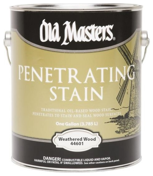 Old Masters 44601 Penetrating Stain, Gallon, Weathered Wood - Stains And Varnishes - by Life and ...