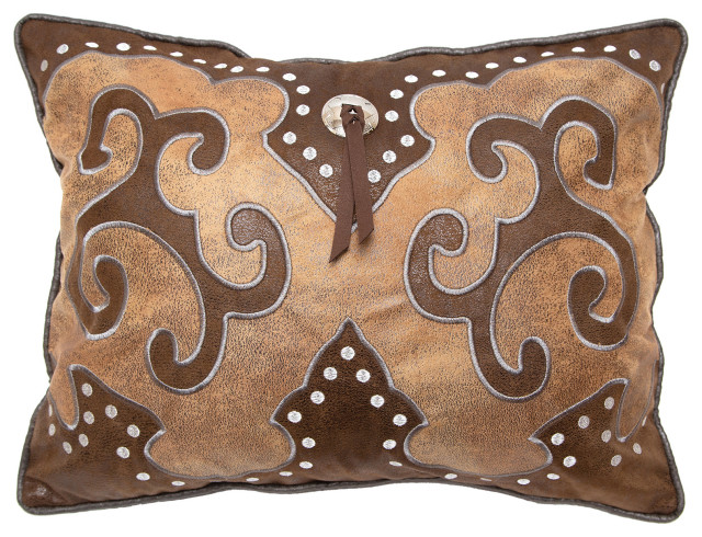 Wrangler Chaps Southwestern Throw Pillow, 16"x20" - Rustic - Decorative ...