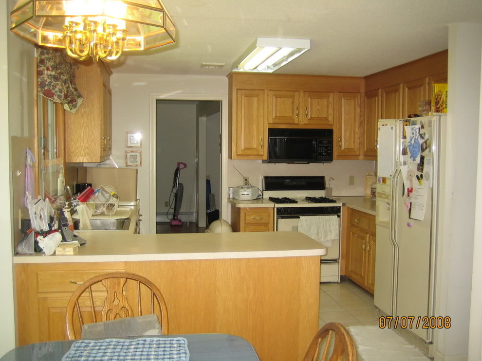 Need help for horrible small kitchen layout!