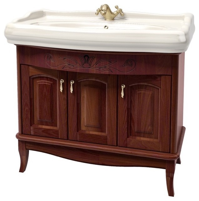 Bathroom Vanity Set, 40" - Traditional - Bathroom Vanities And Sink ...