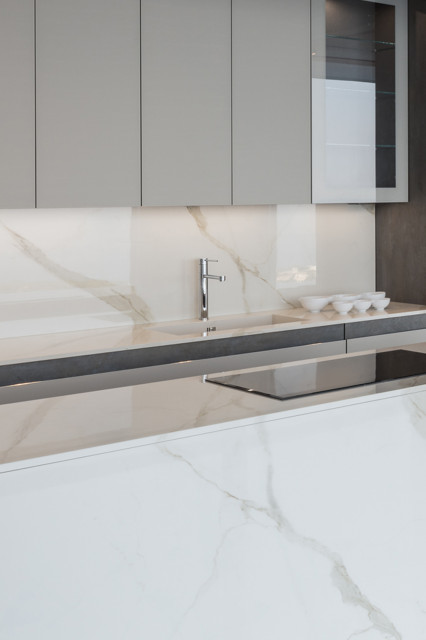 Bianco Lasa Naturali Collection - Kitchen - Los Angeles - by Ollin ...