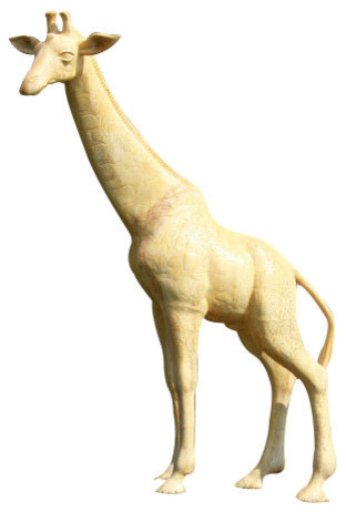Giraffe, Lg, Animal Garden Statue - Traditional - Garden Statues And ...