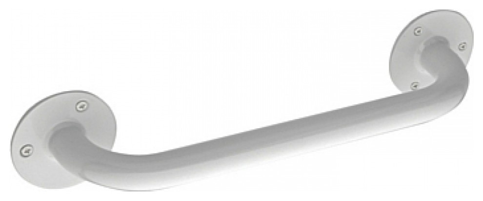 16-in. x 1-in. Grab Bar White Paint - Modern - Grab Bars - by Kolibri ...
