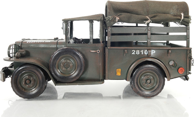 VINTAGE DODGE M42 COMMAND Collectible Metal scale model Command Truck ...