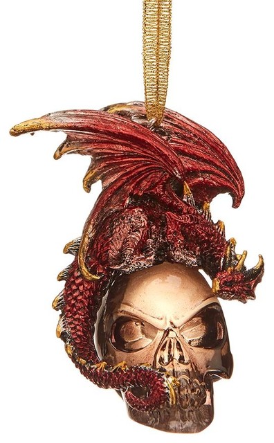 Black Coal Dragon 2016 Ornament - Eclectic - Christmas Ornaments - by ...