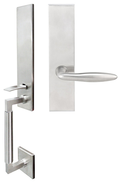 Summer Lever, Mortise Dummy Handle set, Left Hand, Satin Stainless ...