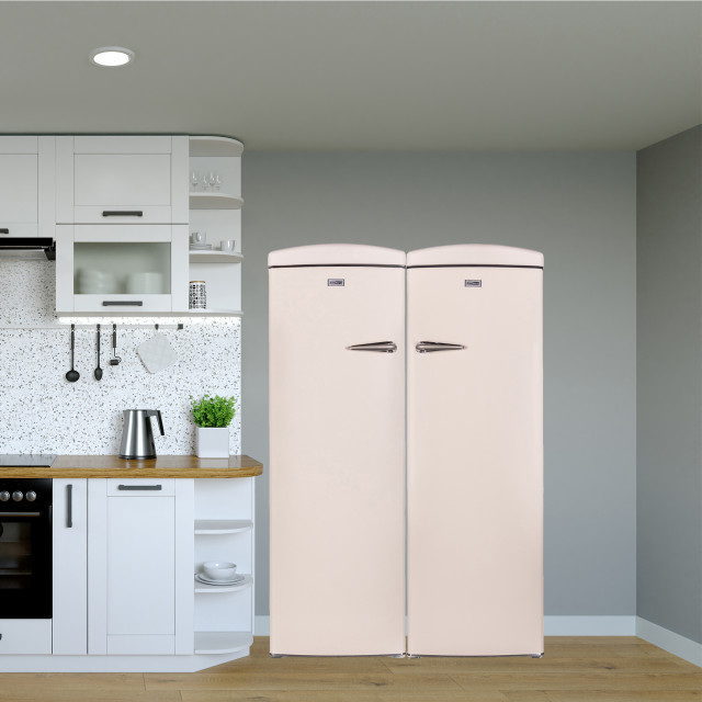 Retro Refrigerator-Freezer Set - Contemporary - Refrigerators - by ...