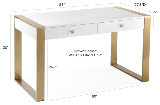 Karina Writing Desk - Contemporary - Desks And Hutches - by First of a ...
