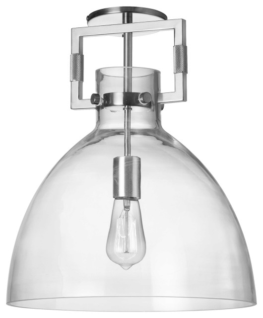 Liberty 1 Light Semi, Flush Mount, Incandescent - Transitional - Flush ...