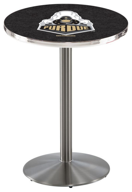 Holland L214 Purdue 42x28" Pub Table - Stainless - Contemporary ...