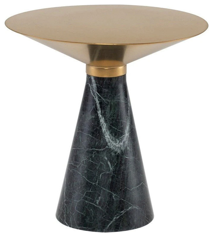 Tara Gold Side Table - Contemporary - Side Tables And End Tables - by ...