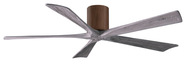 Irene-5H, Ceiling Fan, Walnut Tone Finish/Barnwood Tone Blades ...