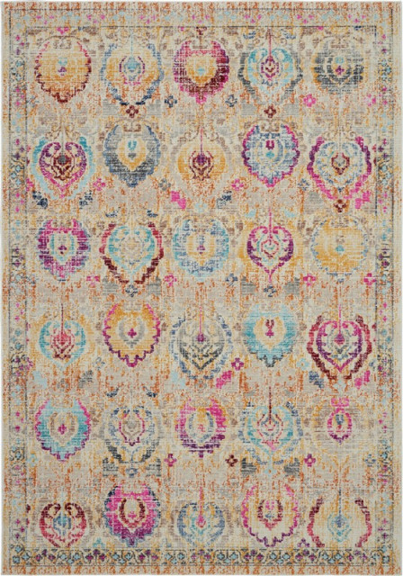 Nourison Vintage Kashan Traditional Rug VKA04, 5'3"x7'10 ...