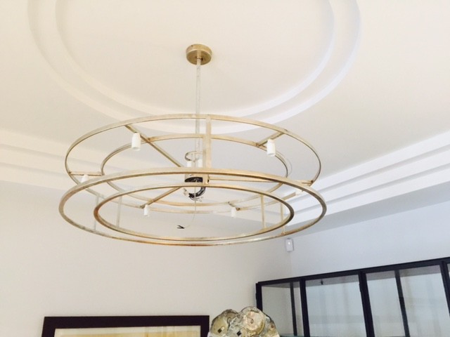 Lustre dessiné par un architecte et réalisé par nos soins - Modern ...