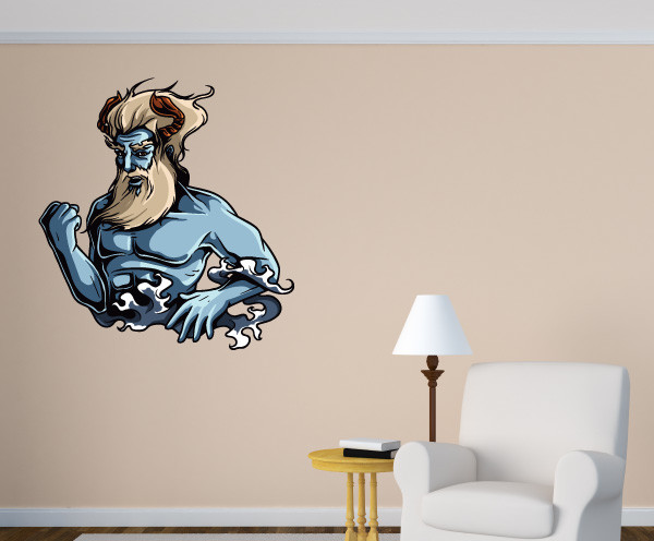 Greek Titan Vinyl Wall Decal GreekTitanUScolor001, 6 in. - Contemporary ...