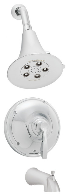 Chelsea Collection Shower System, Valve and Diverter Tub Spout ...