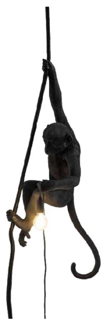 Monkey Hanging Lamp - Eclectic - Pendant Lighting - by AFB Decor | Houzz