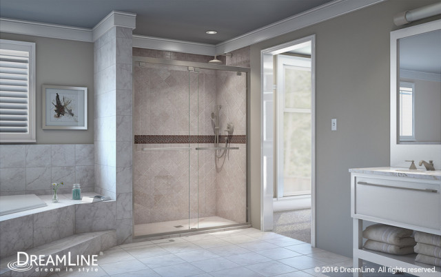DreamLine Encore 44-48"x76" Bypass Sliding Shower Door - Contemporary ...