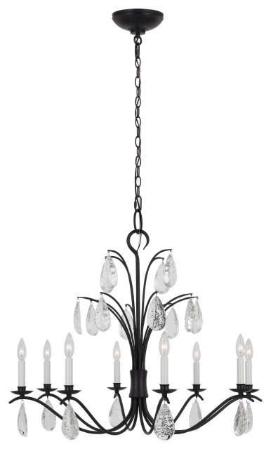 Shannon Large Chandelier, Aged Iron - Traditional - Chandeliers - by ...