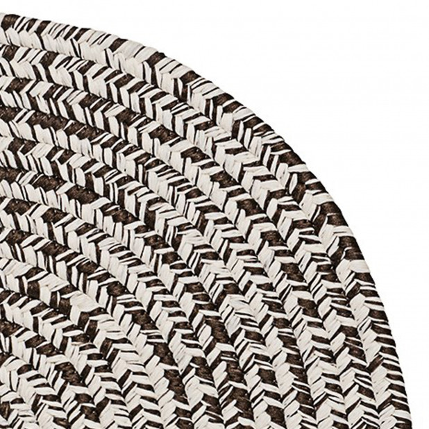 Howell Tweed Brown 2x11, Runner Oval Rug, Braided - Contemporary ...