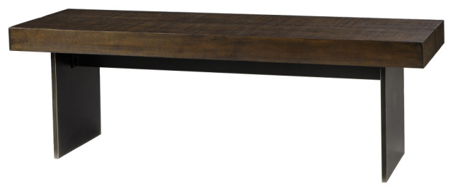 Modern Wood Bench | Andrew Martin Tribeca - Contemporary - Outdoor ...