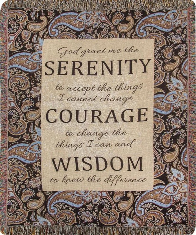 Serenity, 50X60 Tapestry Throw, 50x60 - Traditional - Throws - by Uber ...