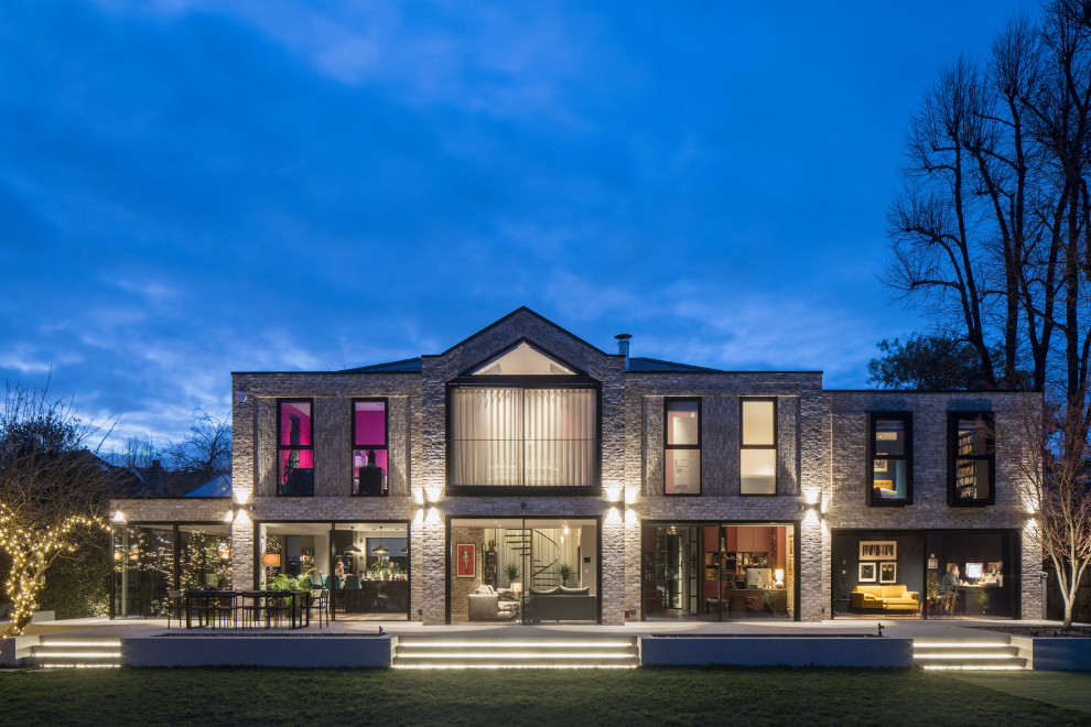 New build 5-bedroom house with attached annex garage & studio ...