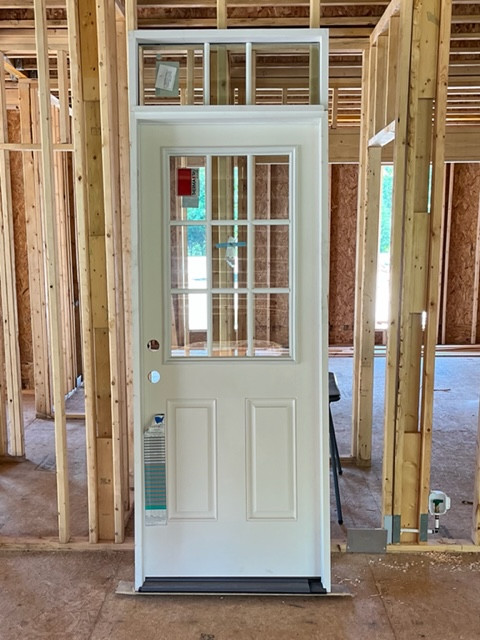 Need advice on weird transom window over door